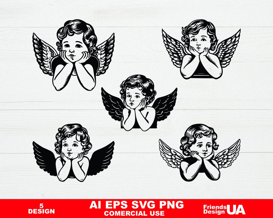 Angels Svg, Christmas Angels Svg, Angels Clipart, Christmas Decorations ...