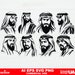 Arabic Men SVG, Arabic Man PNG, Arab Man, Sheikh SVG, Arabic Man ...