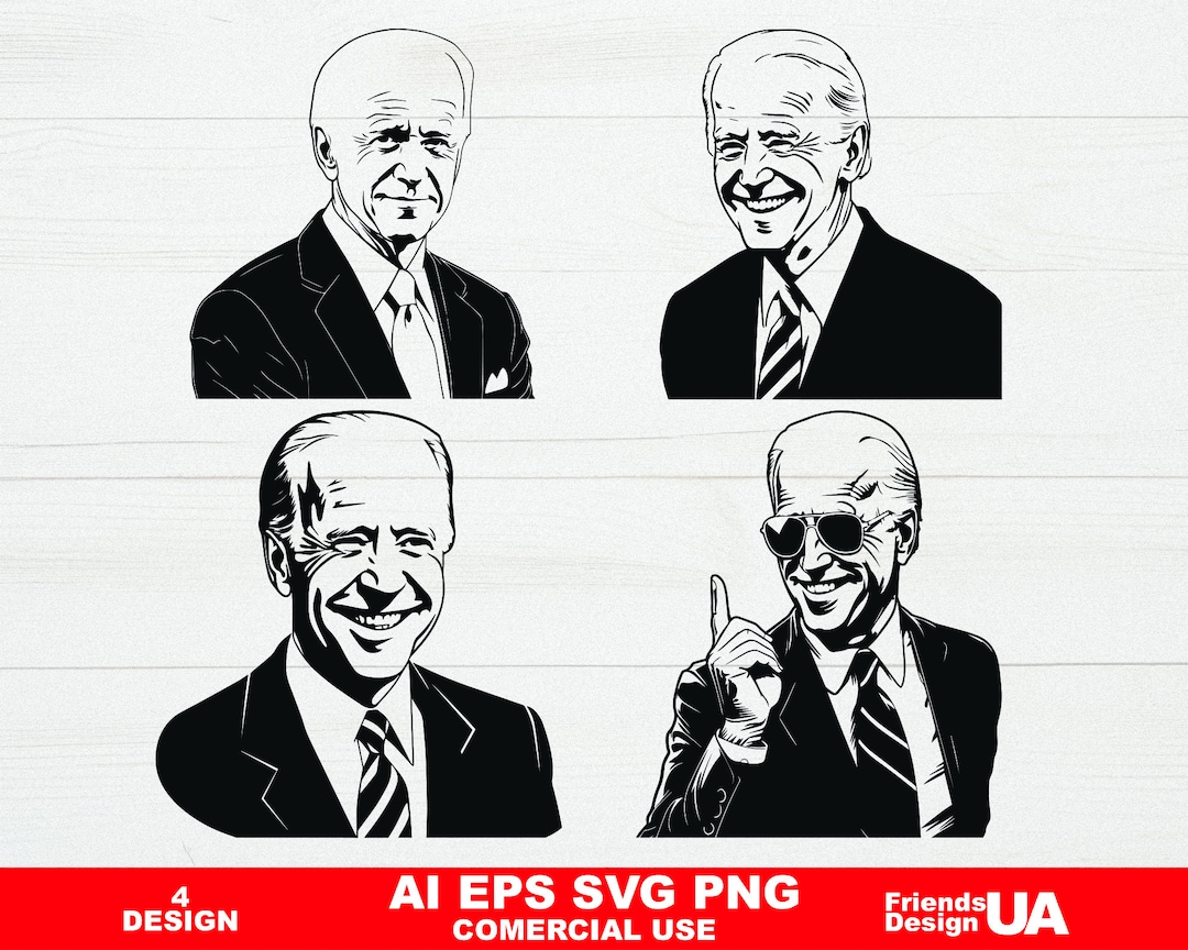 Joe Biden SVG, Joe Biden Vector, Joe Biden Silhouette, Joe Biden File ...