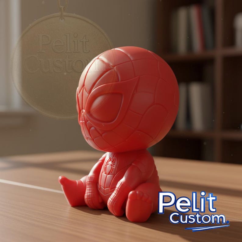 Baby Spider Man Cute Model | Chibi 3D Print Spiderman STL File ...