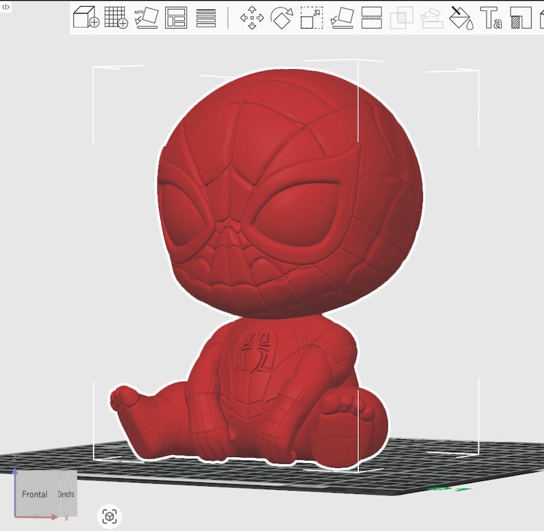 Baby Spider Man Cute Model | Chibi 3D Print Spiderman STL File ...