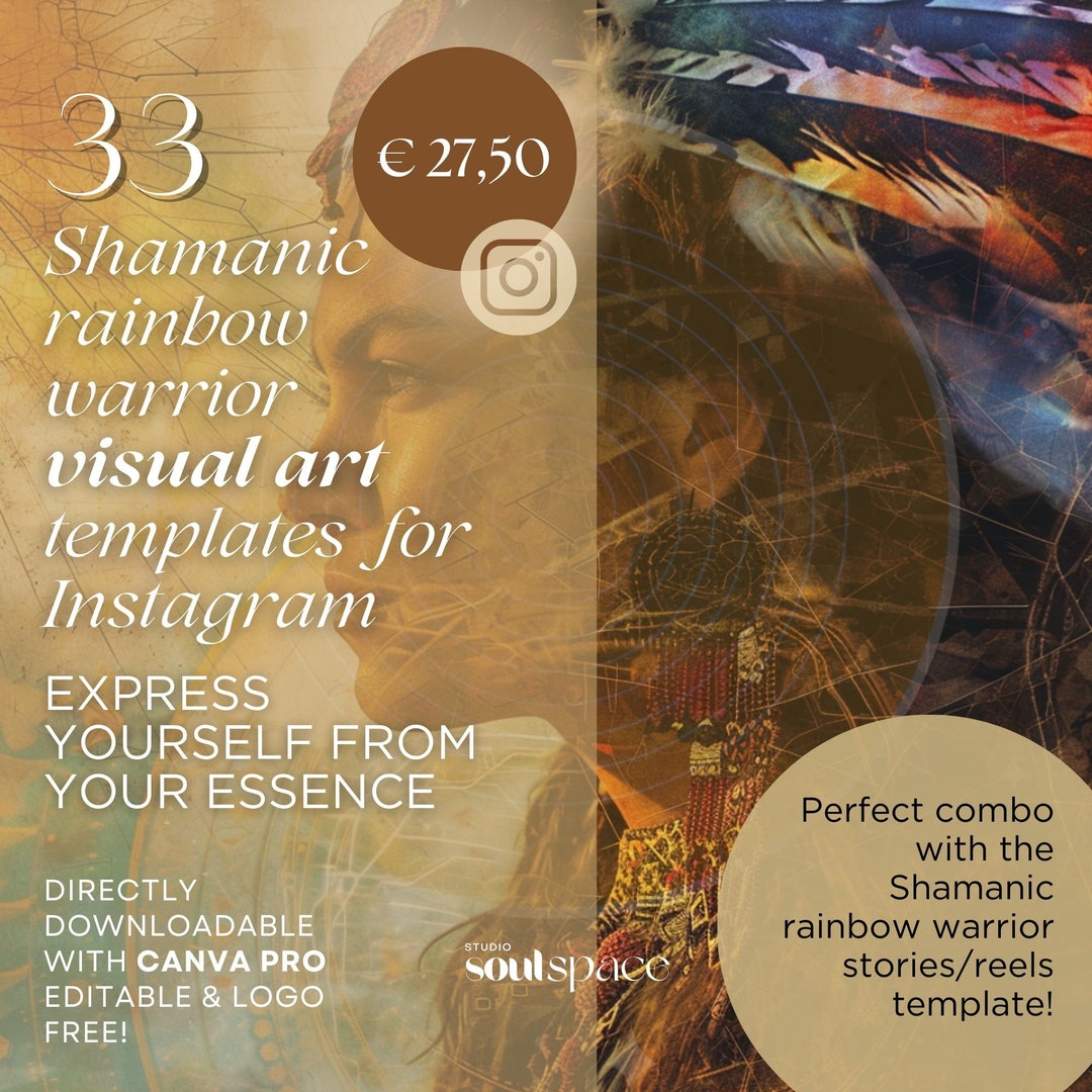 Shamanic Art Visuals for Social Media - Etsy