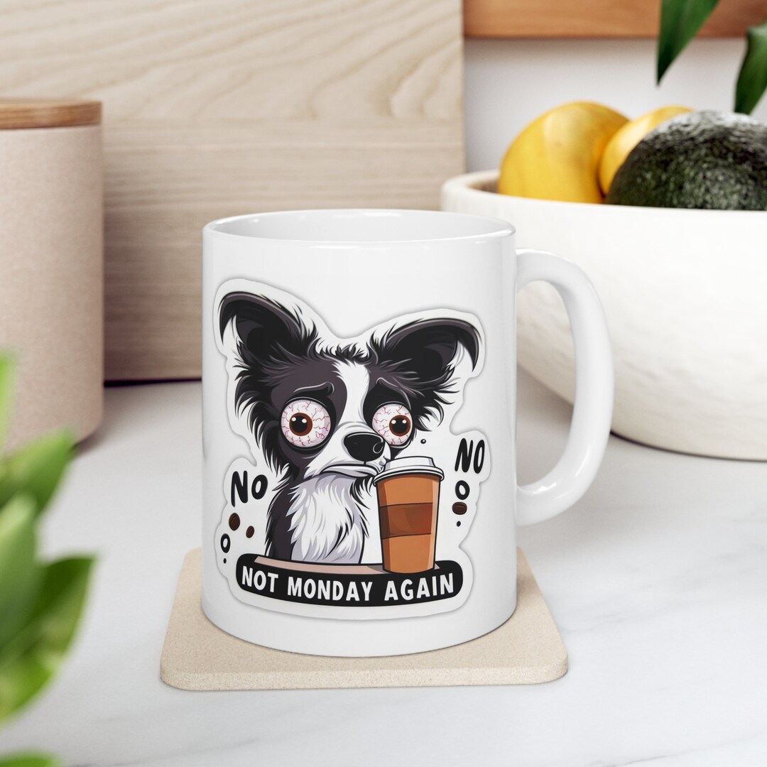 Coffee Mug for Monday Haters Who Like Crazy Animals and Funny - Etsy