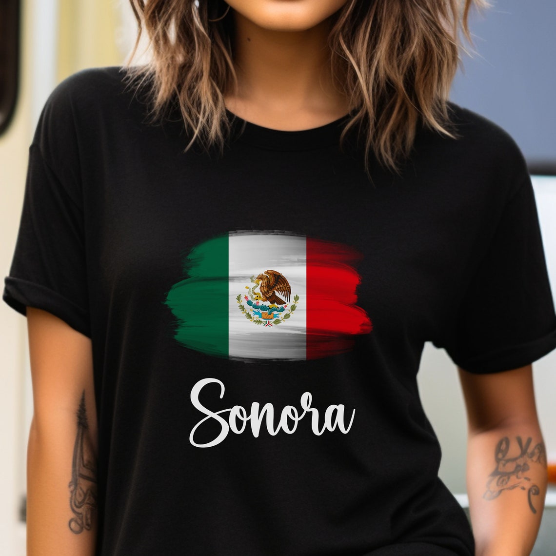 Sonora Mexican Flag T-shirt, Sonora Mexico, Sonora Gift, Sonora Shirt ...