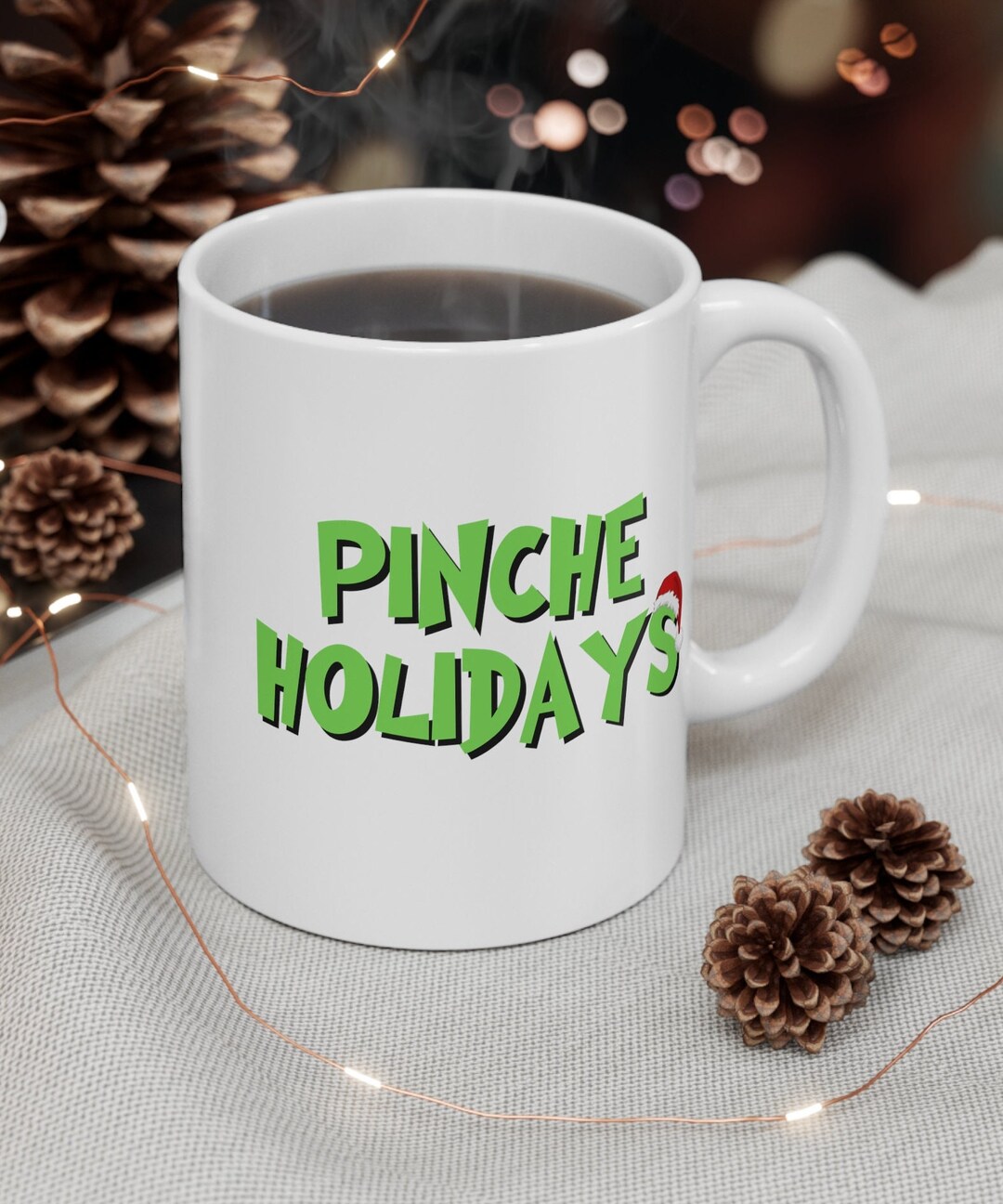 Pinche Holidays Mug, Navidad Regalo, Navidad Chistoso, Latino Mug ...