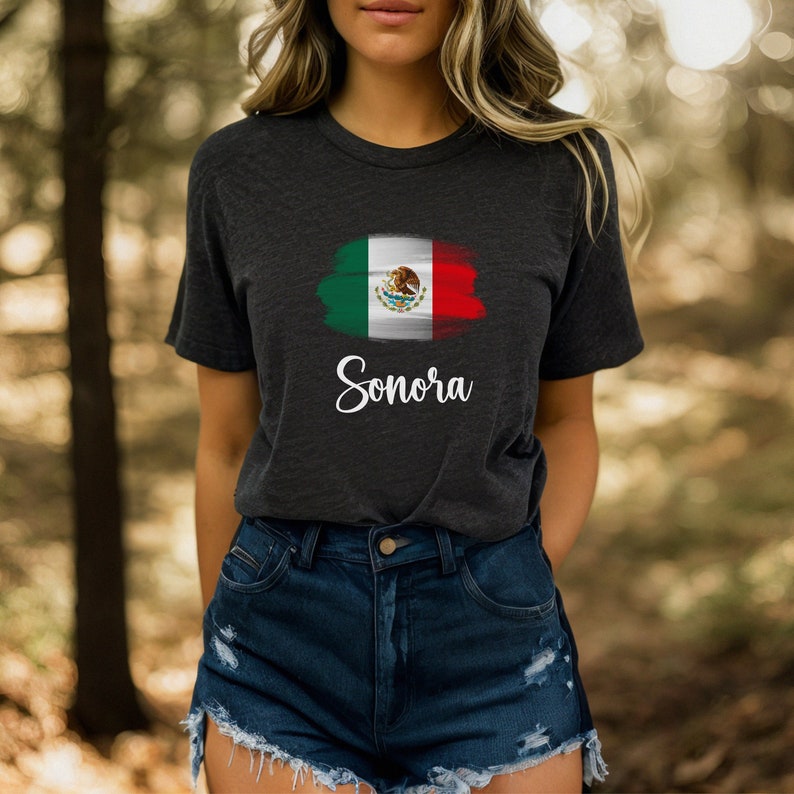 Sonora Mexican Flag T-shirt, Sonora Mexico, Sonora Gift, Sonora Shirt, Mexican Flag Shirt ...