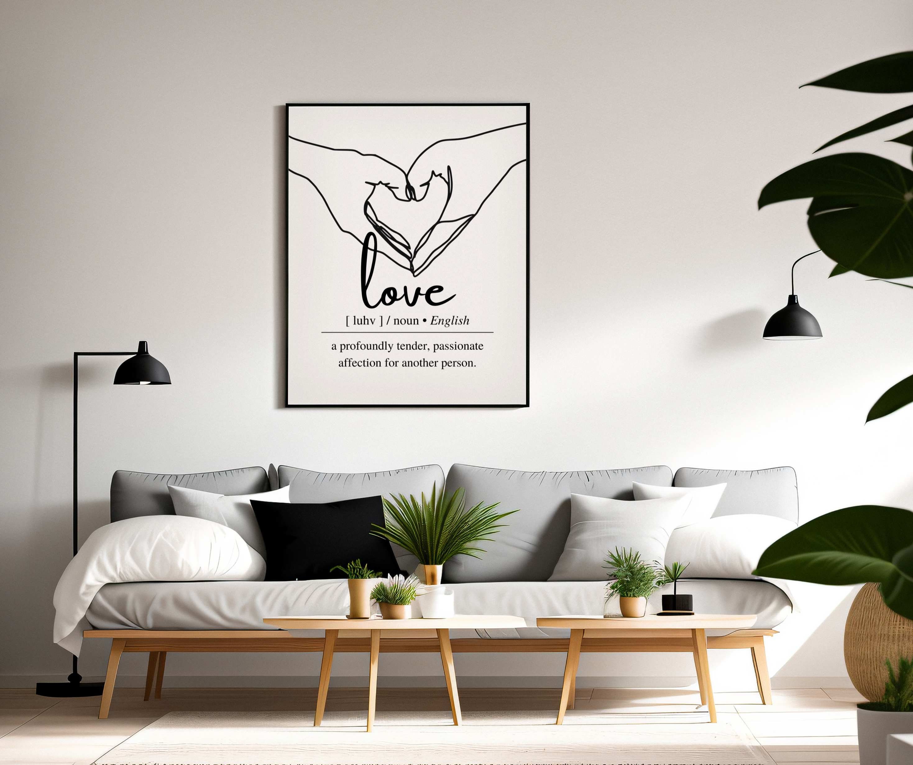 Love Definition Print Home Wall Art Nursery Poster Romantic - Etsy