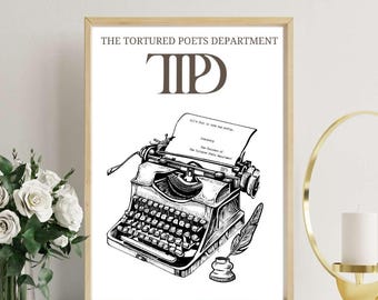 Taylor Swift the Tortured Poets Department Colouring Sheet Print ...