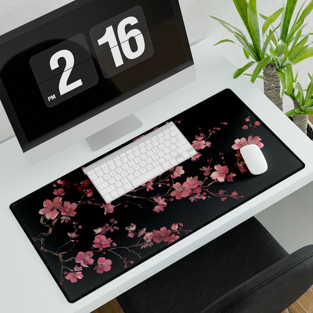 Cherry Blossom Desk Mat - Etsy