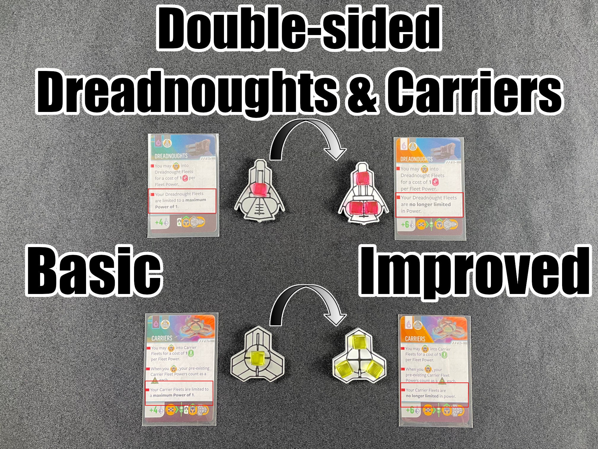 Voidfall Fleet Token Full Set of 98 3d-printed Replacements (with ...