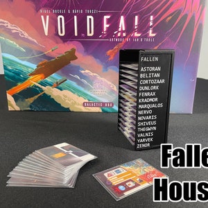 Voidfall House Trays W/ Lids to Store Tech Cards, Starting Agendas, Fallen House Cards, and ...