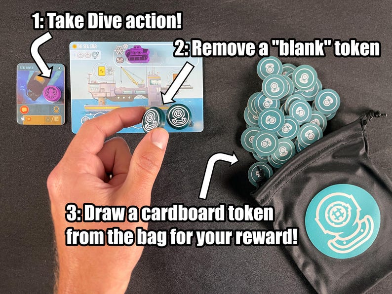 Endeavor: Deep Sea Dive Tokens and Draw Bag Set for FASTER and EASIER ...
