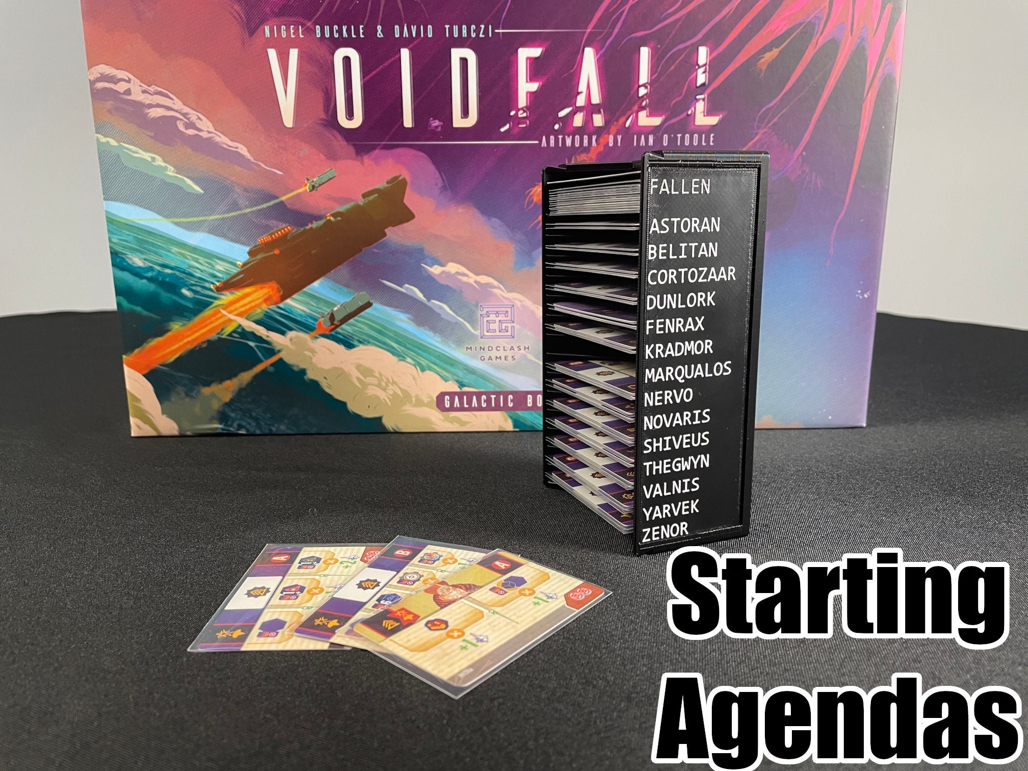 Voidfall House Trays W/ Lids to Store Tech Cards, Starting Agendas ...