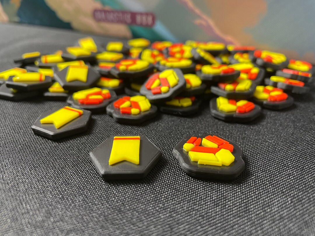 Voidfall Upgraded Bounty & Reclaim Tokens + Custom Microfiber Draw Bags, 3d-printed at High ...