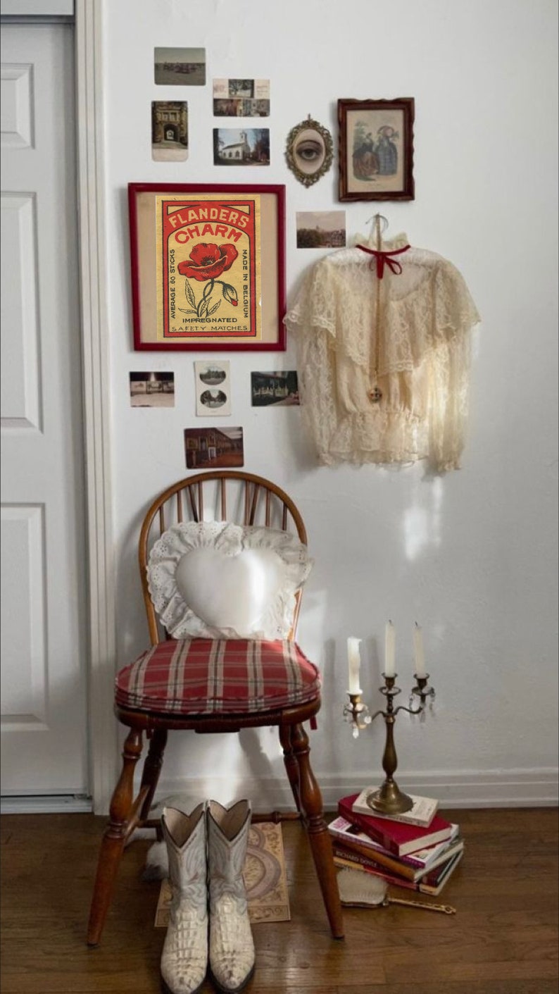 Printable Vintage Poppy Flower Poster, Printable Botanical Wall Art ...