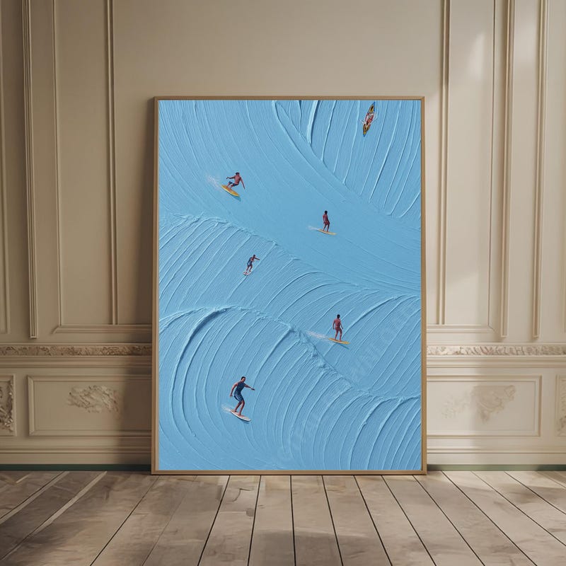 Aerial Surfers Print - Etsy