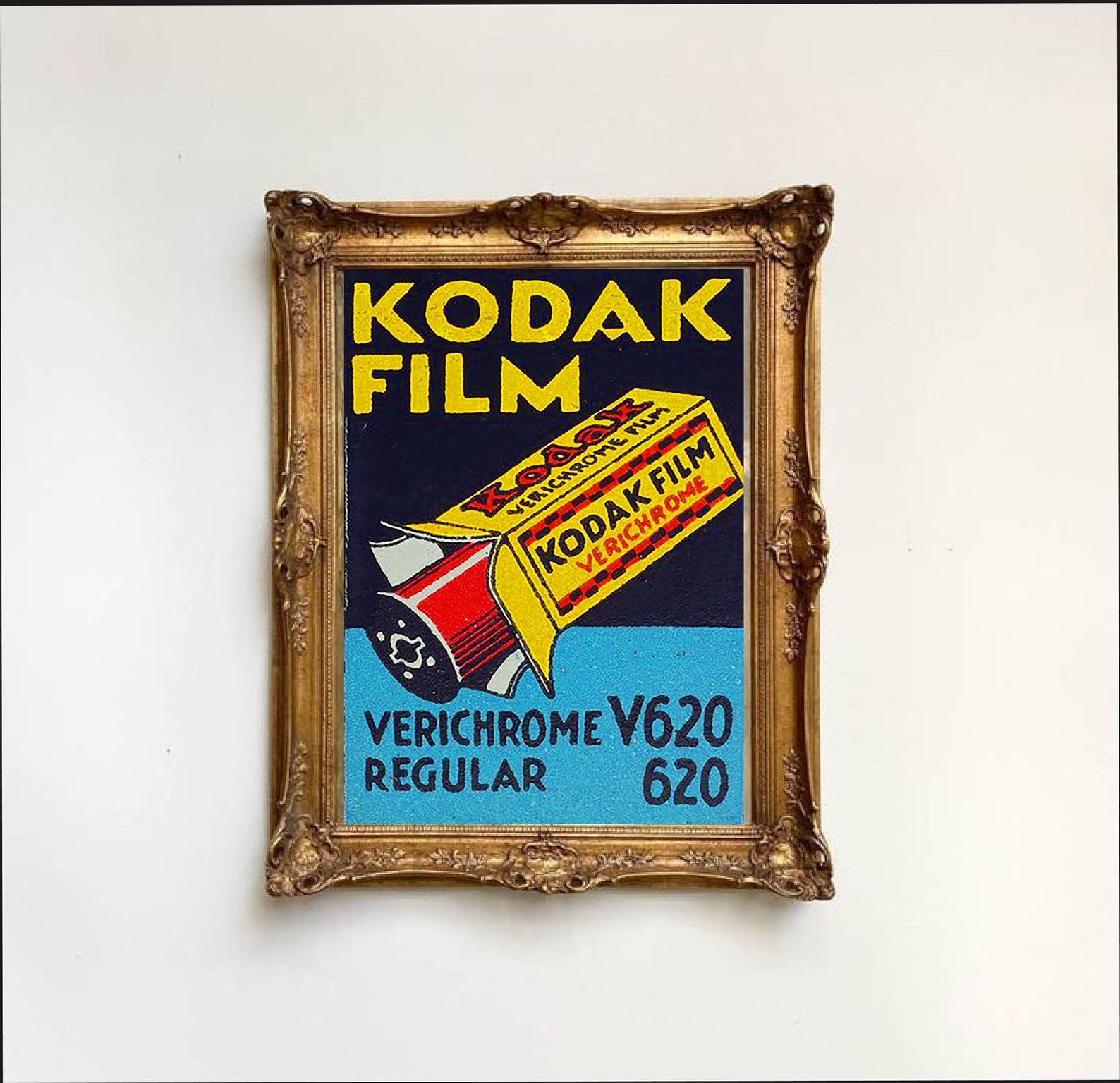 Printable Vintage Kodak Poster, Printable Wall Art, Vintage Poster Art ...