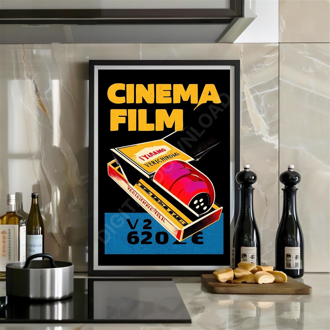 Vintage Film Poster Retro Photography Art Vintage Pop Art Old Cinema ...