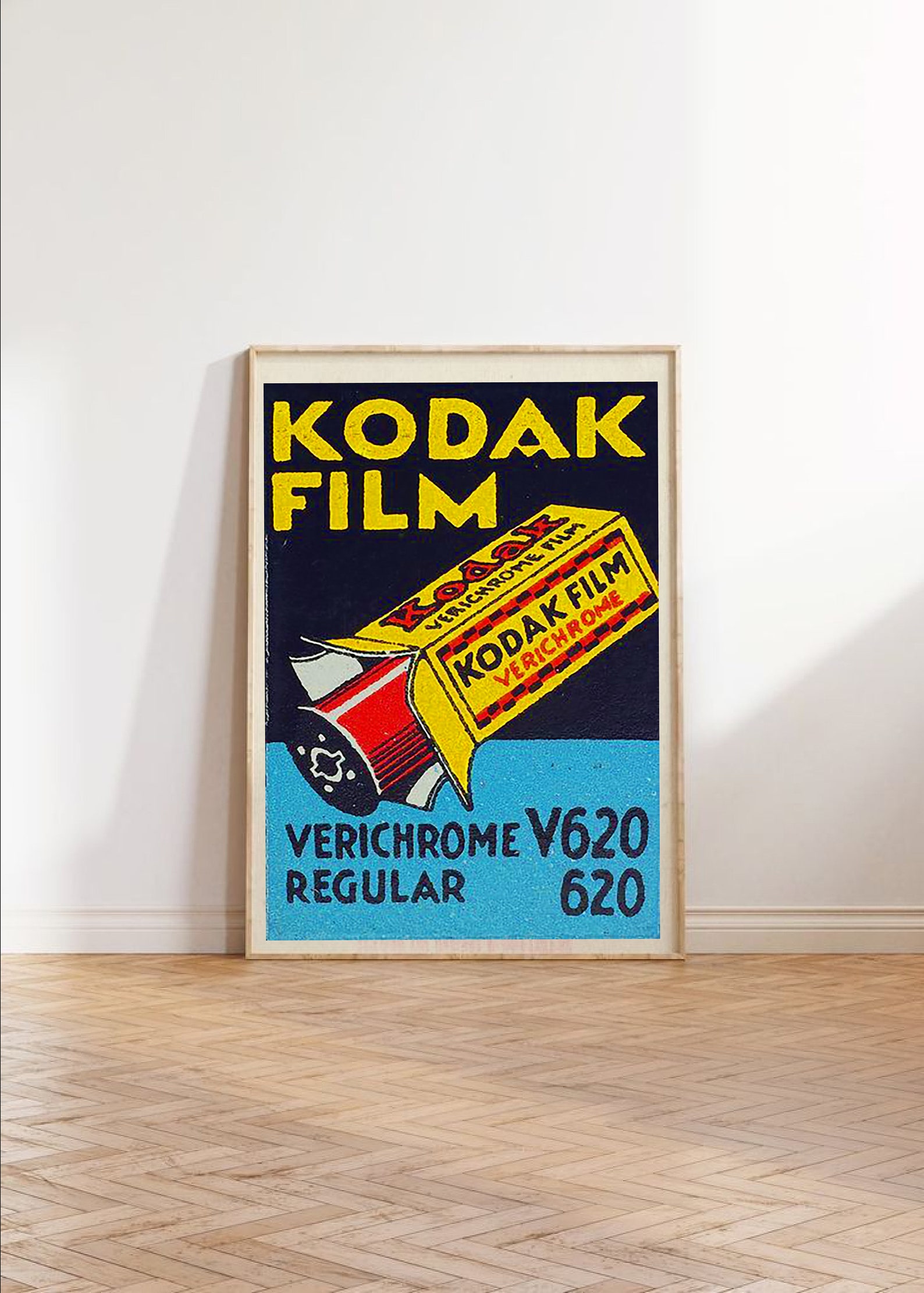 Printable Vintage Kodak Poster, Printable Wall Art, Vintage Poster Art ...