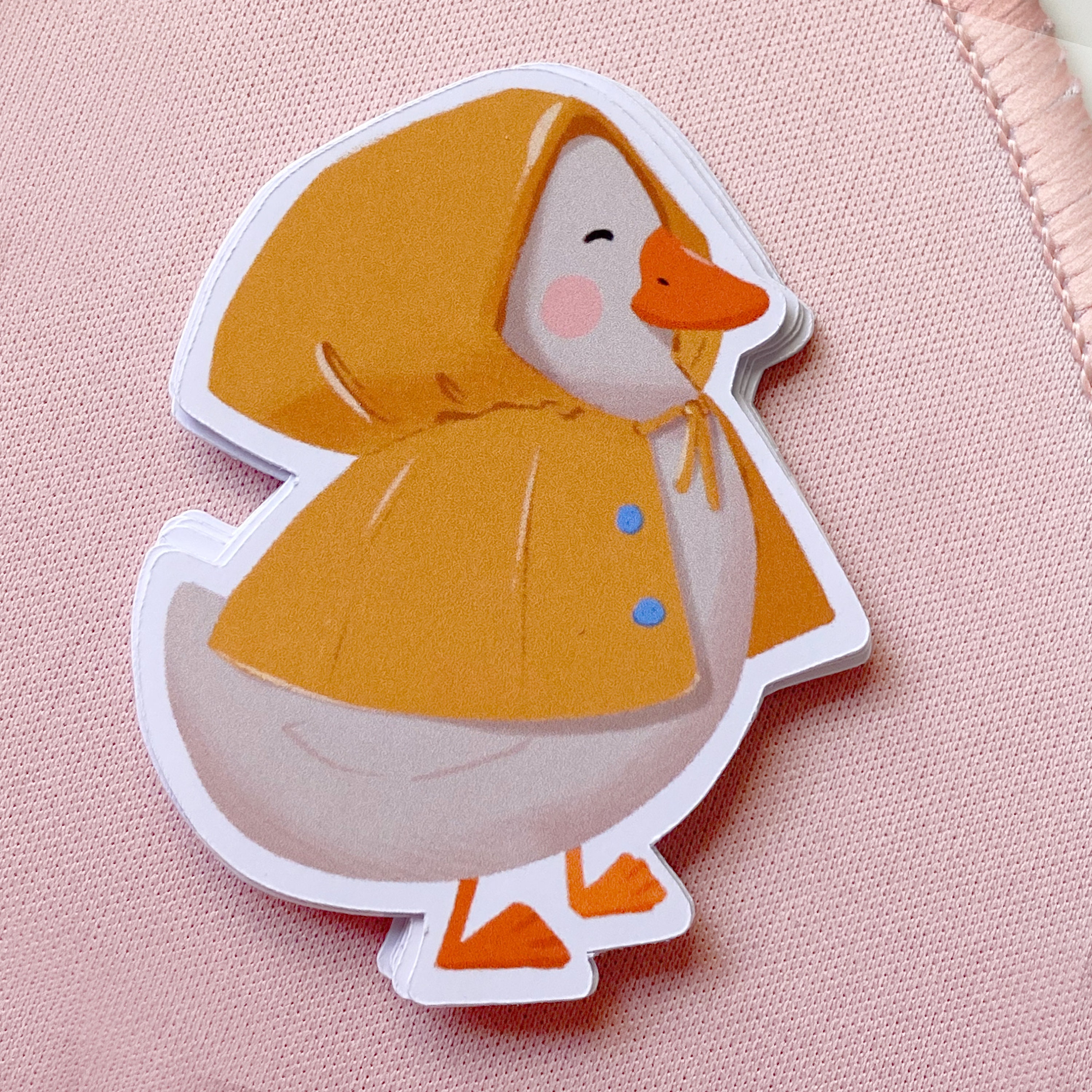 Cute Duck in Raincoat Sticker Duck Sticker Duck Gifts Duck Sticker ...
