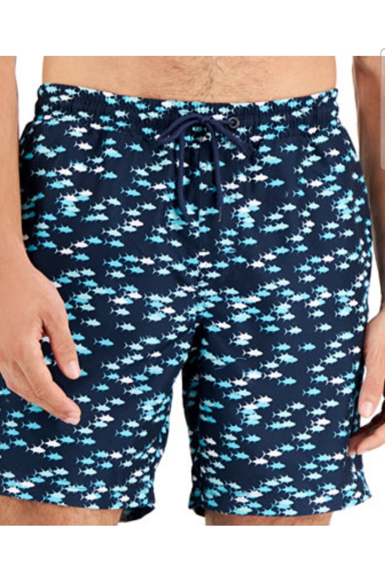 Men's Fish Reel Swim Trunks, - Etsy