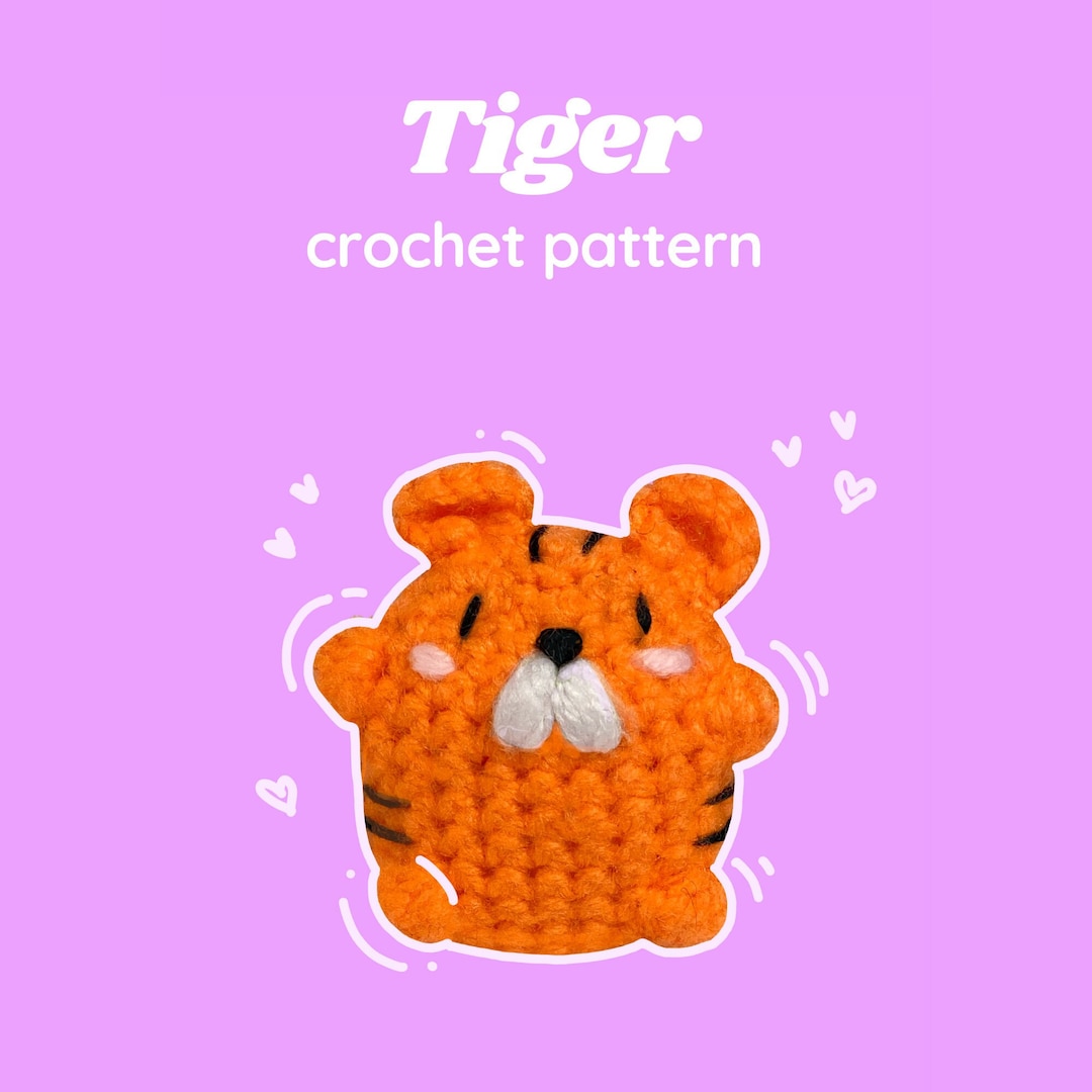 Adorable Tiger Crochet Pattern, Amigurumi Crochet Patterns, Tiger ...