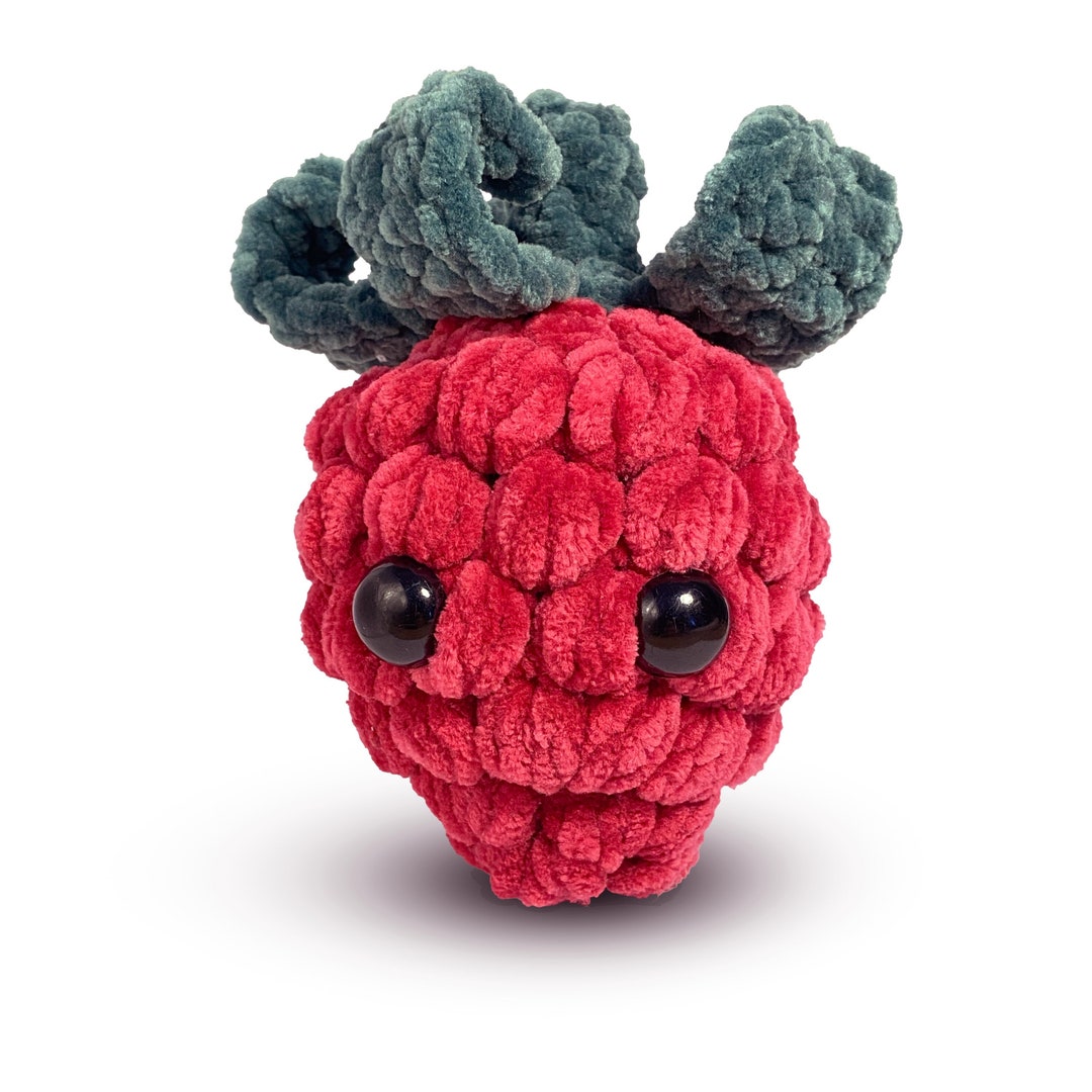 Raspberry Amigurumi Crochet Pattern, Cute Figurine, Kawaii Plushie ...