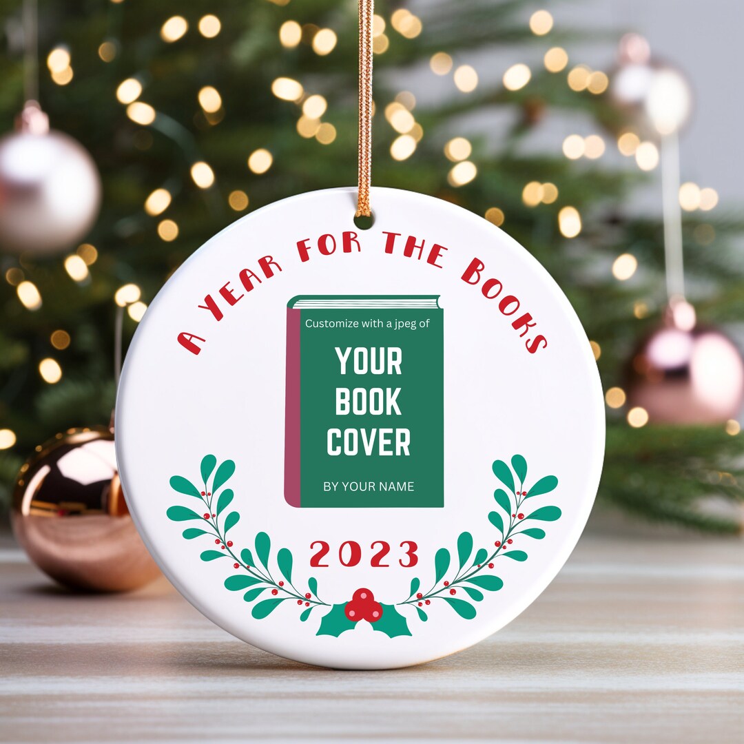 Personalized Author Ornament, Published Author Gift, Custom Writer Gift ...
