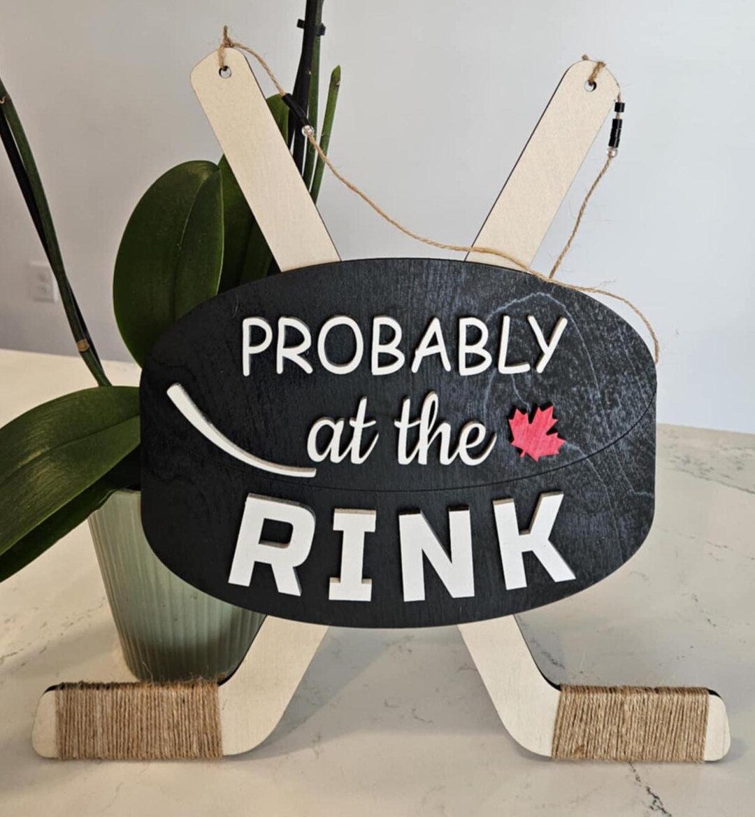 Hockey Door Sign probably at the Rink - Etsy