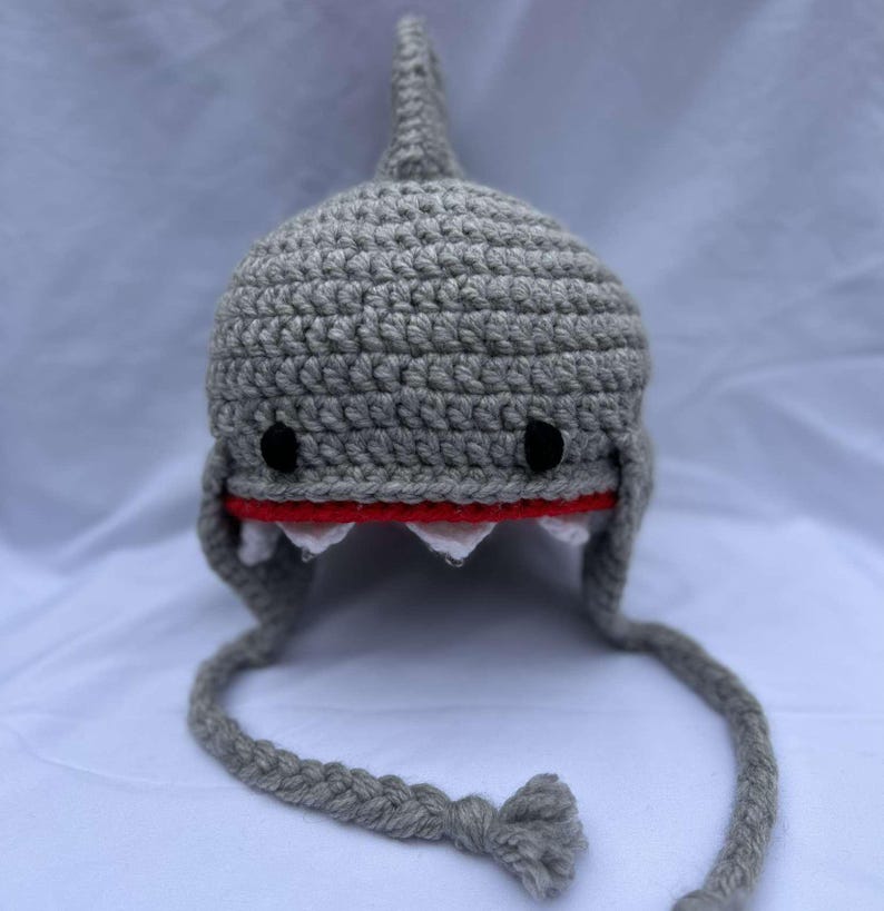 Shark Hat Crochet Pattern - Etsy