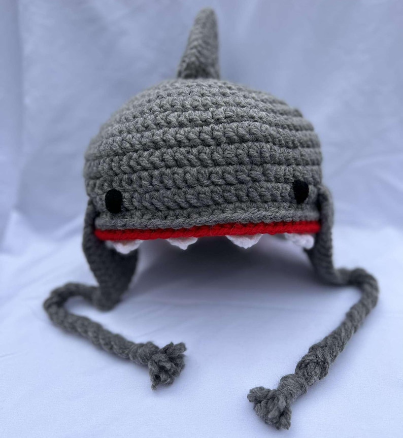 Shark Hat Crochet Pattern - Etsy
