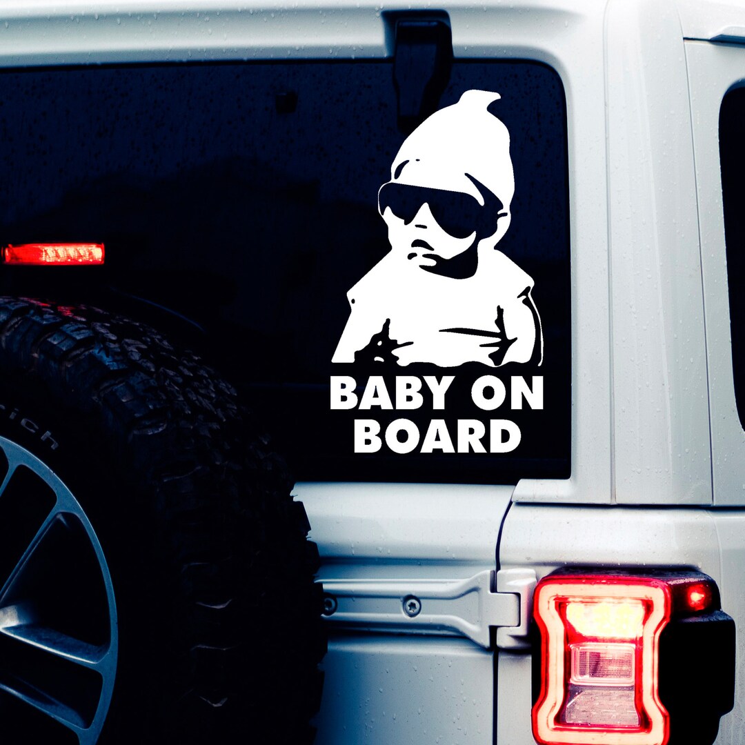 Baby on Board - Baby, Child Vinyl Decal for Car, Laptops, Mirrors ...