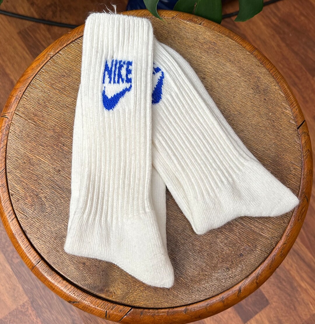 Vintage 80s Nike Swoosh Socks Dead Stock - Etsy