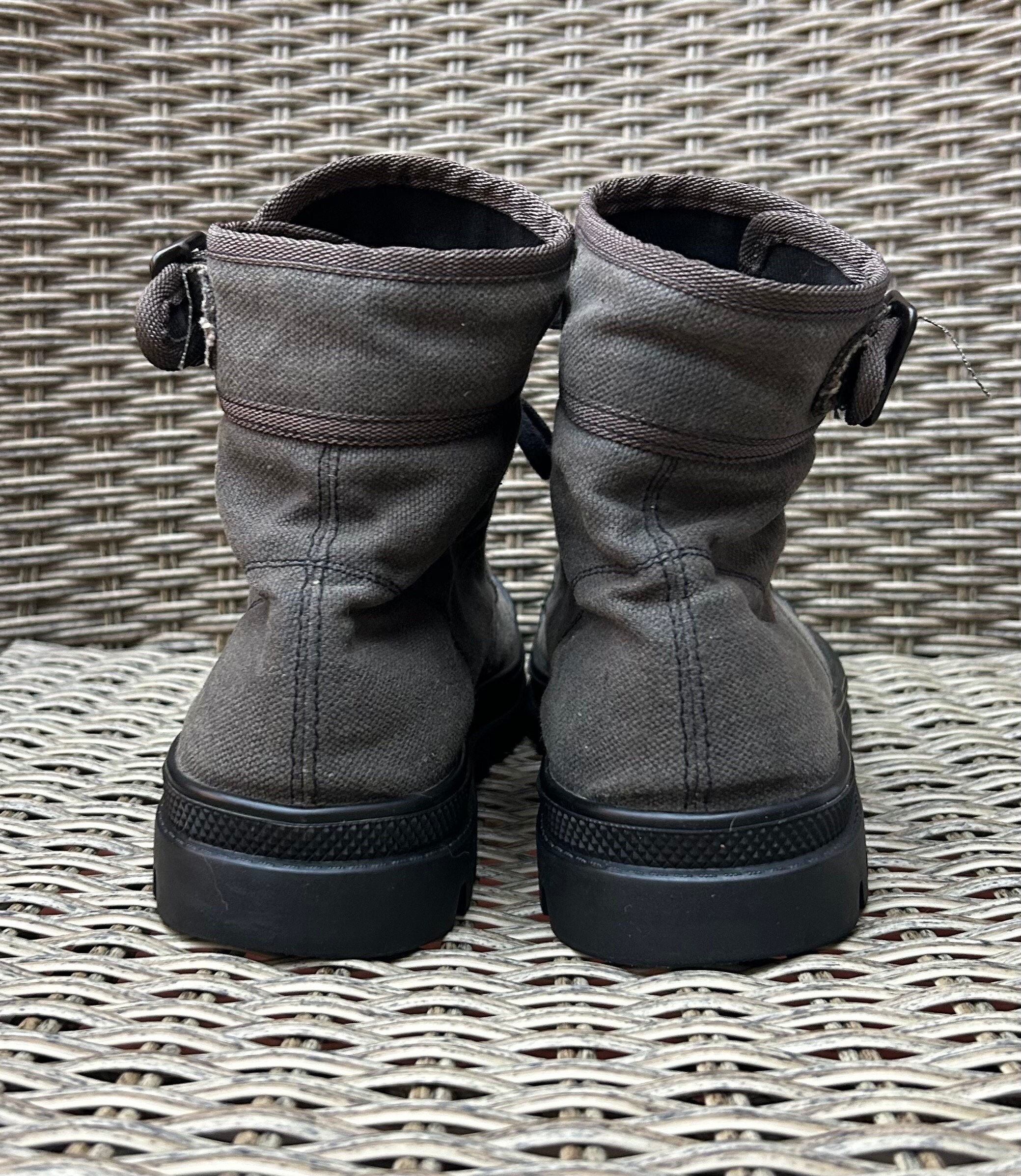 Vintage Jil Sander French Army Commando Mid Canvas Military Trainers ...