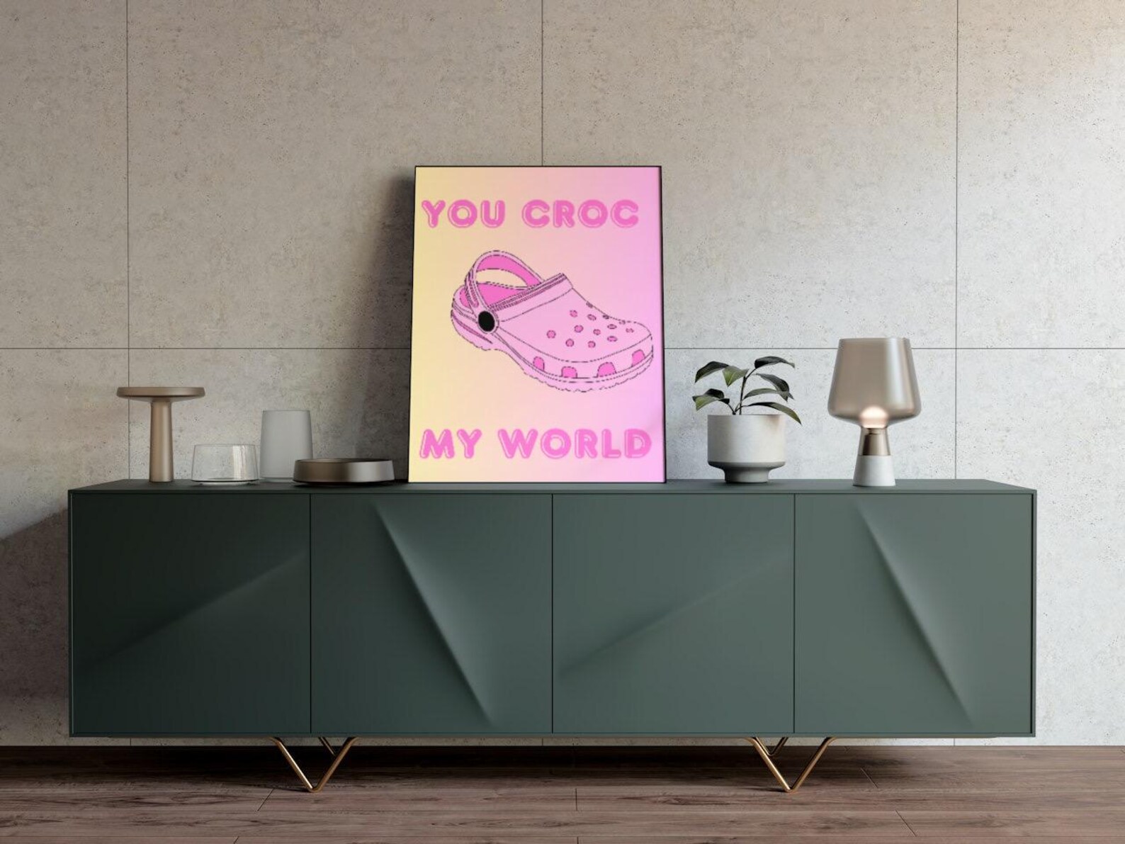 You Croc My World Digital Print | Wall Art - Etsy