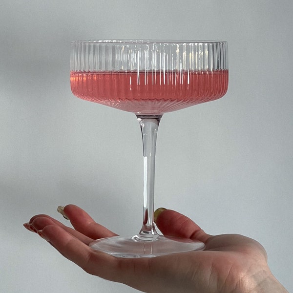 Retro Cocktail Glass - Etsy