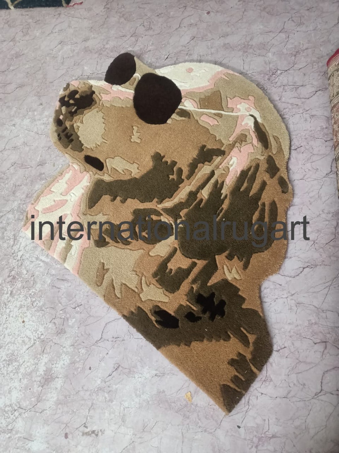 Custom Animal Portraits Tufted Rug 100% Handmade Tufted Rug - Etsy