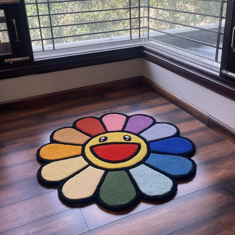Murakami Rug Hand-tufted Handmade Area Rug Custom Tuft Rugs ...