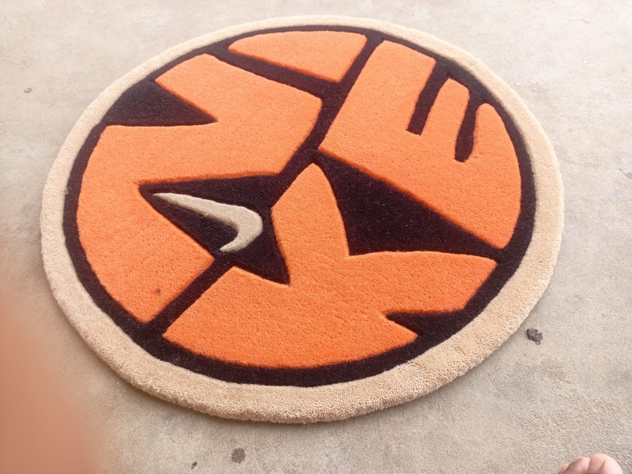 Nike Round Tufted Carpet Anti-slip Childrens Playground Soft Plush Rugs ...