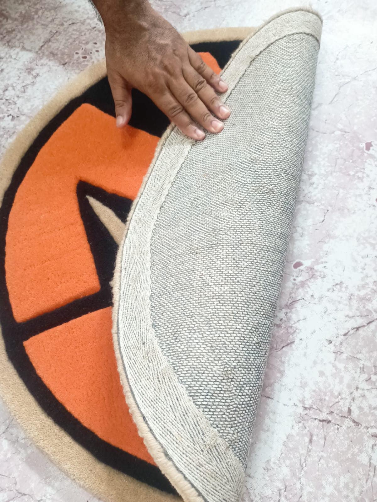 Nike Round Tufted Carpet Anti-slip Childrens Playground Soft Plush Rugs ...