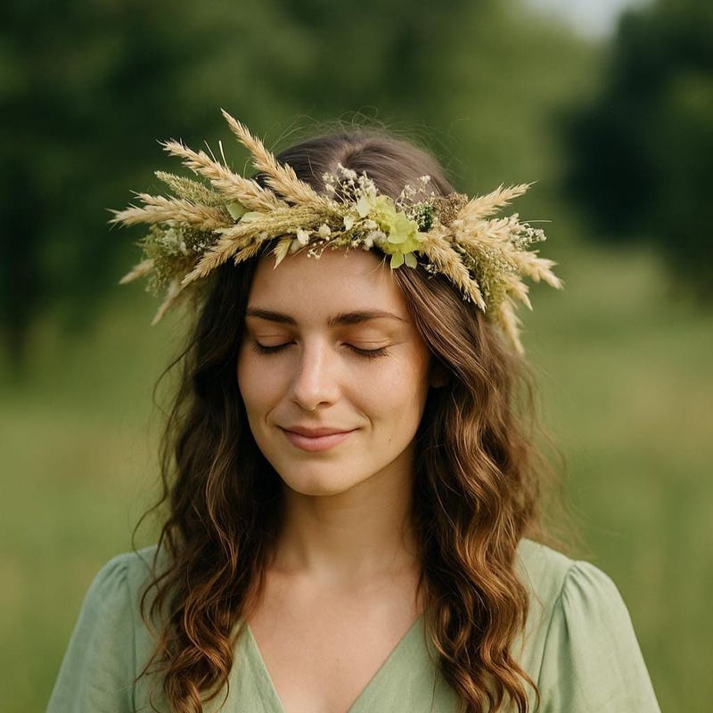 Wheat Crown - Etsy