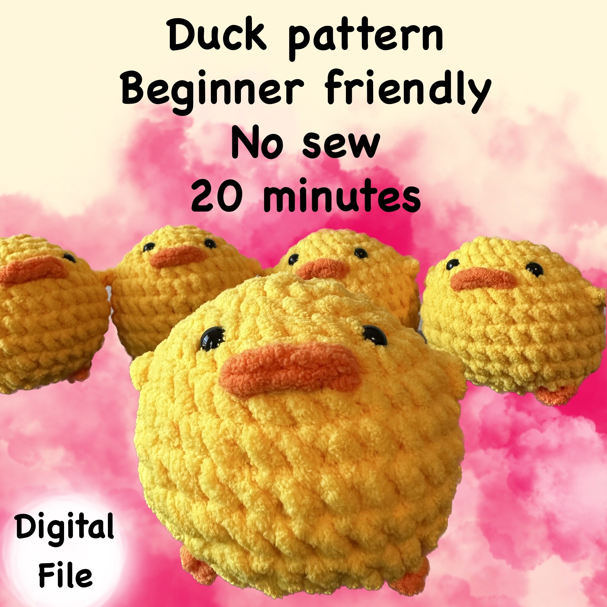 Baby Duck Pattern Pocket Duck Pattern Duck Pattern Easy - Etsy