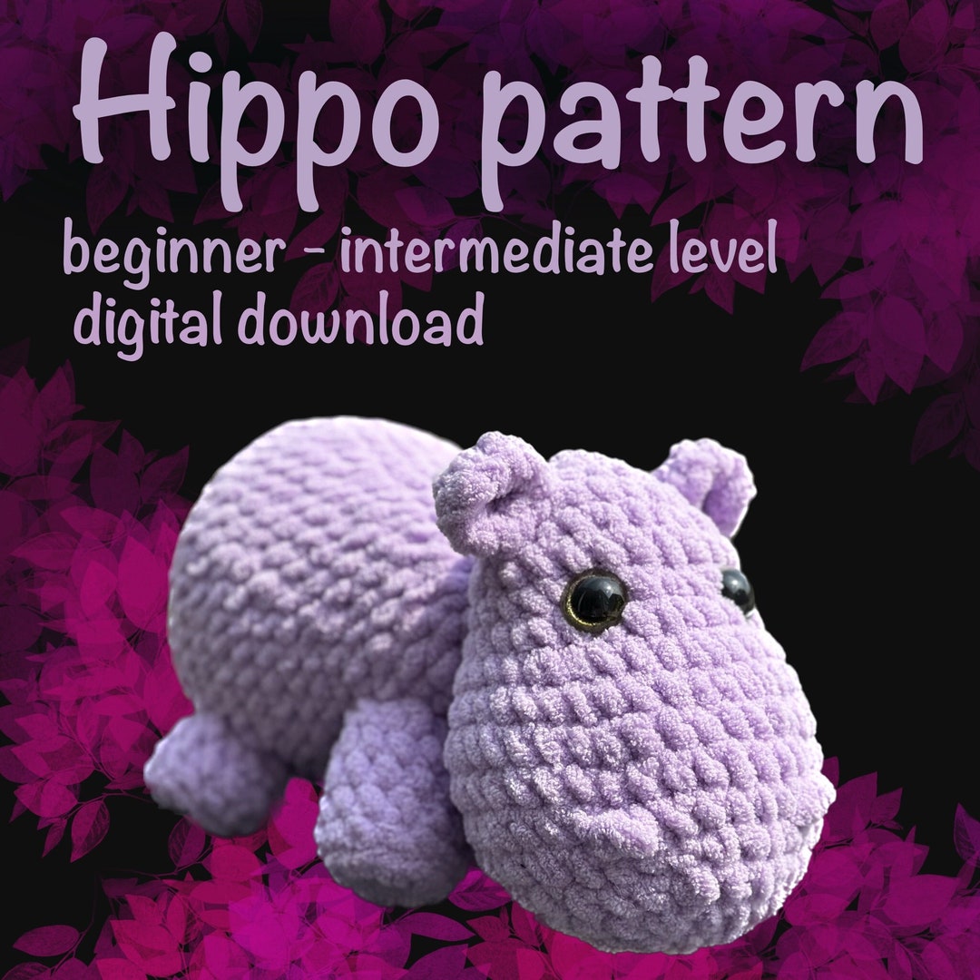 Hippo Crochet Pattern - Crochet Pattern, Hippo Crochet Pattern ...