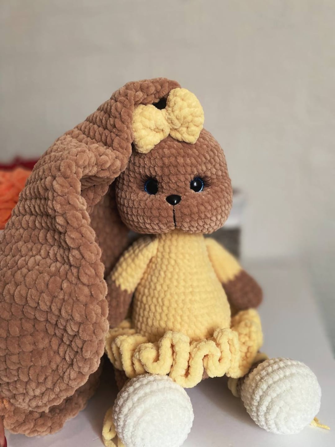 Amigurumi Rabbit Toy Crochet Rabbit Big Bunny Crochet Bunny Stuffed ...