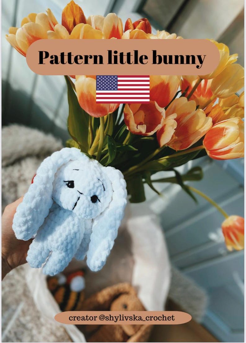 Crochet Pattern Little Bunny Amigurumi Plush Rabbit Tutorial Crochet ...