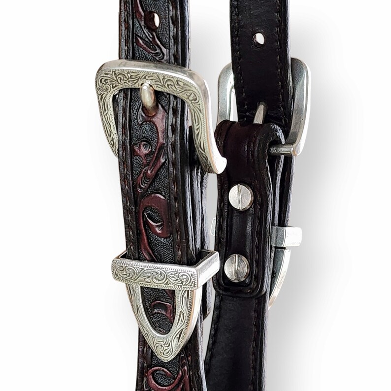 Cob Size Fully Tooled Leather One Ear Western Headstall - Etsy
