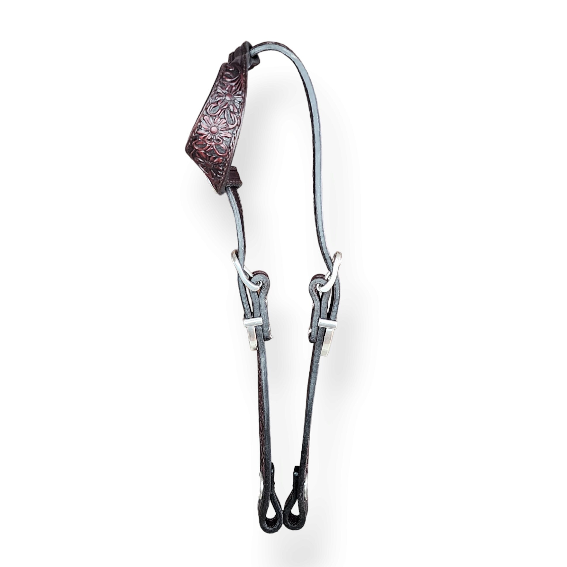 Cob Size Fully Tooled Leather One Ear Western Headstall - Etsy
