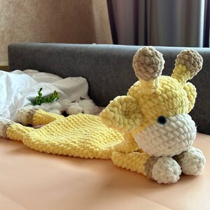 Crochet Giraffe Snuggler Pattern Cuddle Animals Lovey Pattern for Kids ...