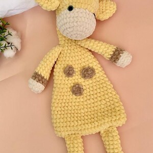 Crochet Giraffe Snuggler Pattern Cuddle Animals Lovey Pattern for Kids ...