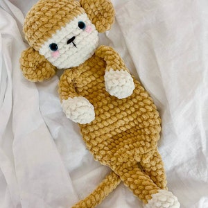Crochet Monkey Pattern Baby Crochet Snuggler Pattern Amigurumi Monkey ...